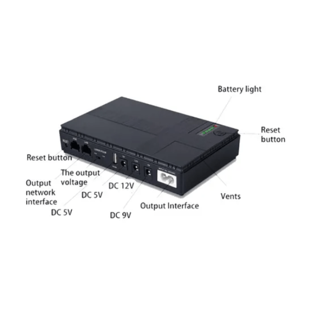 Mini Ups DC UPS 18W