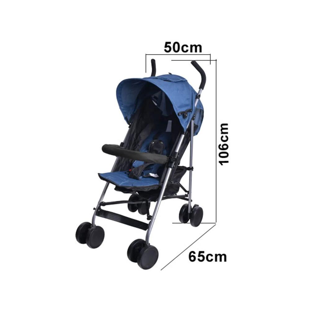 Coche Para Bebé Alessa 202B P8755 | Color Azul Con Negro