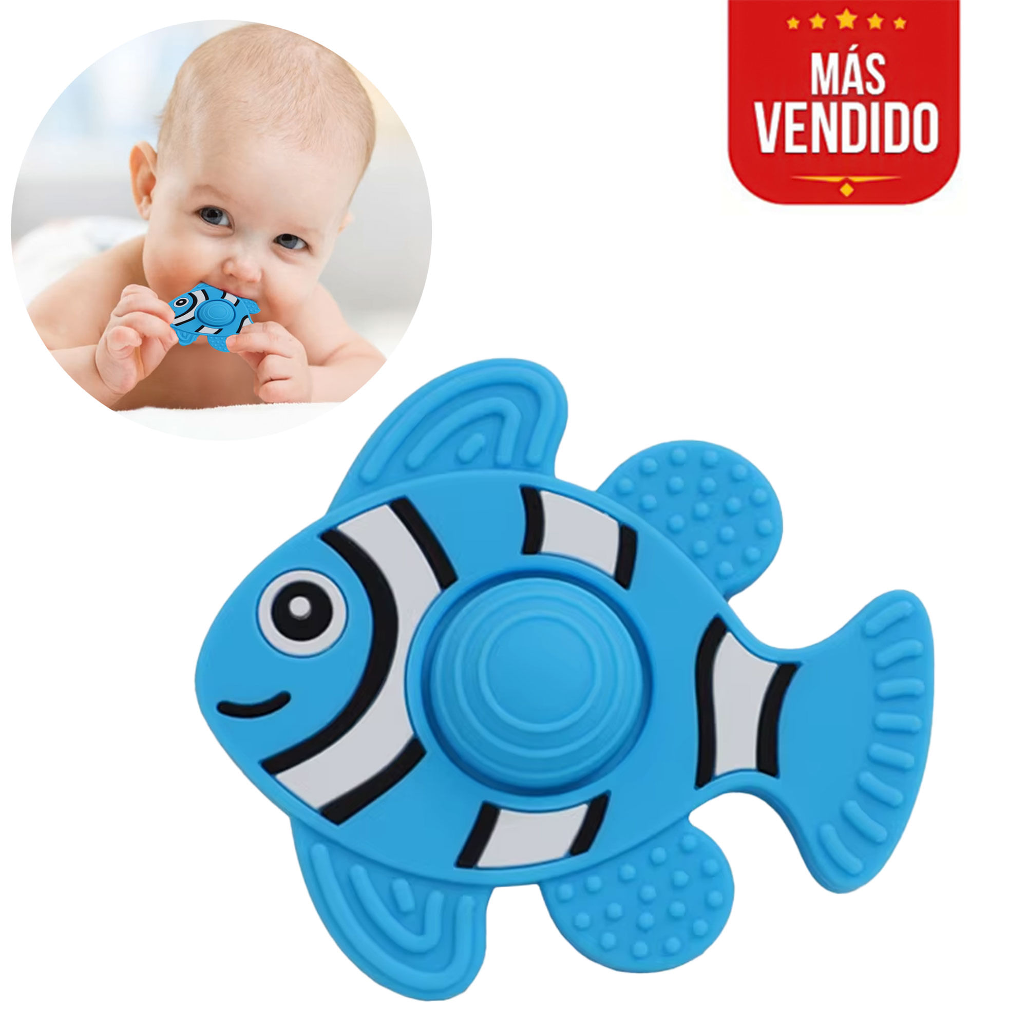 Mordedor para bebé Úpale Silicona grado alimenticio